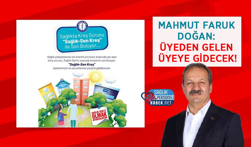 Mahmut Faruk Doğan: Üyeden Gelen Üyeye Gidecek! - Sağlık Personeli Haber